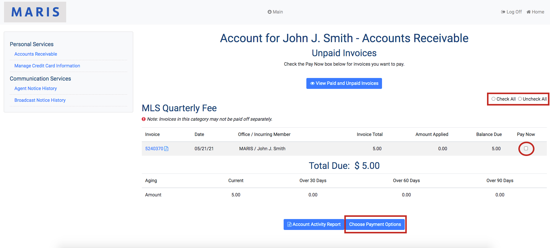 How do I pay my invoice online? - 2021-05-27 - News - Maris MLS